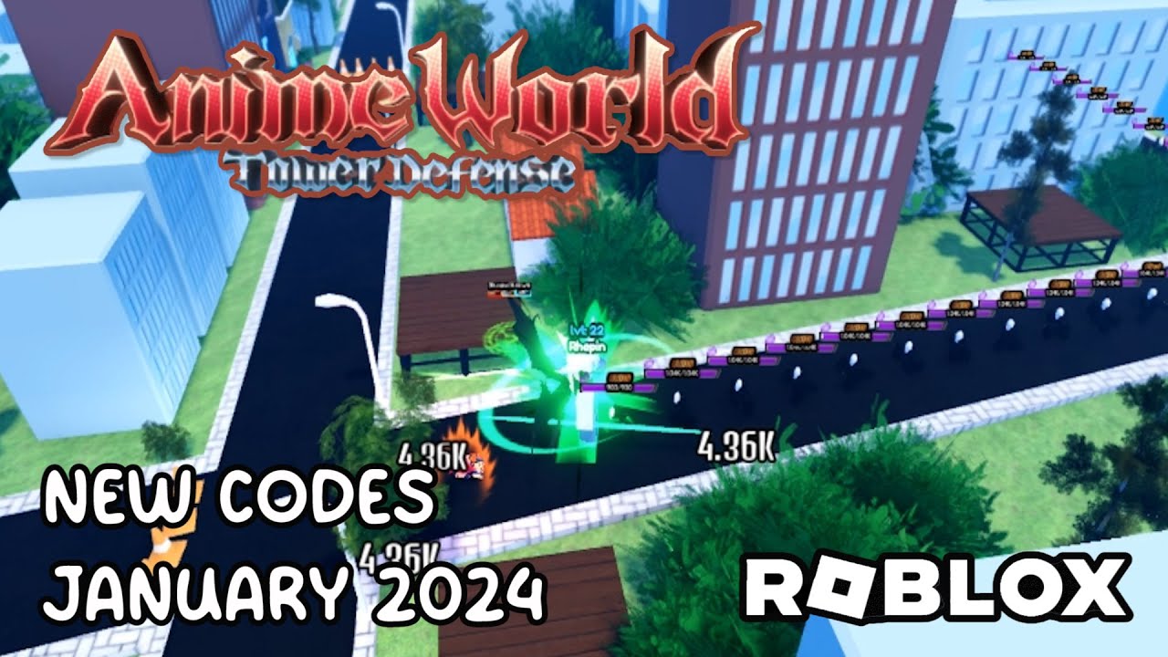 Roblox Anime World Tower Defense New Codes January 2024 - YouTube