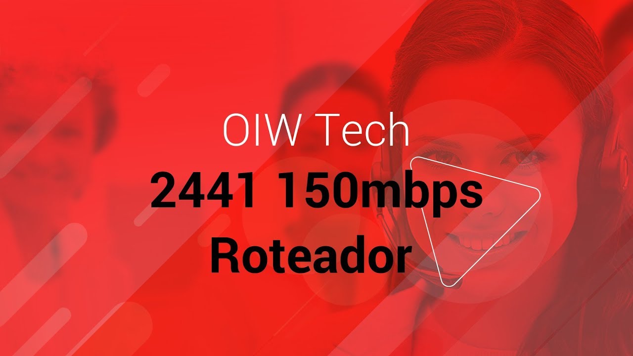 OIW Tech 2441 150mbps Roteador -- na LojaMundi.com.br - YouTube