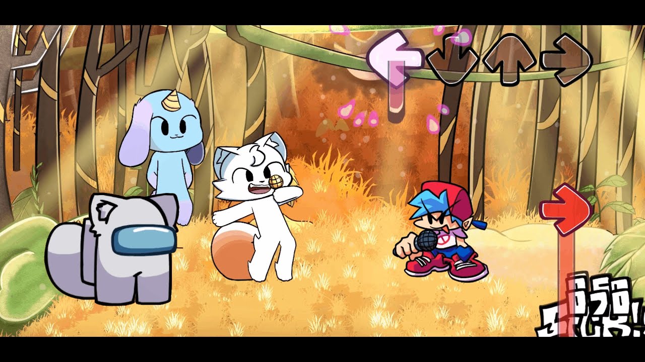 FNF: VS GLOG AND HIRY / +Among us song (VS Impostor-cat) Friday Night ...