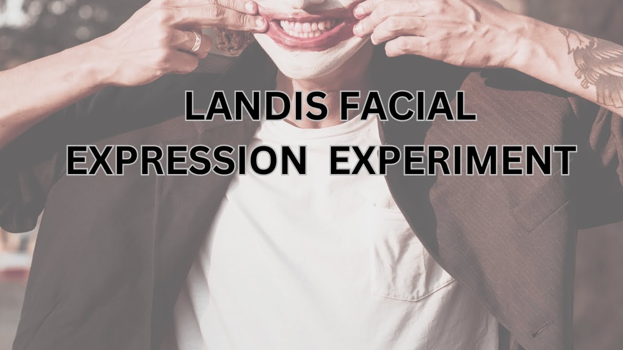 The Landis Facial Expression Experiment - YouTube