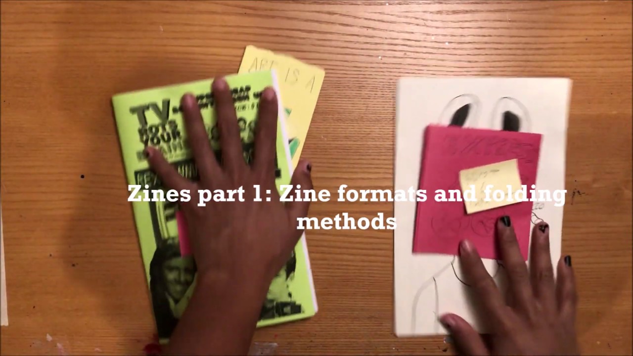 Making Zines part 1: Folding techniques - YouTube