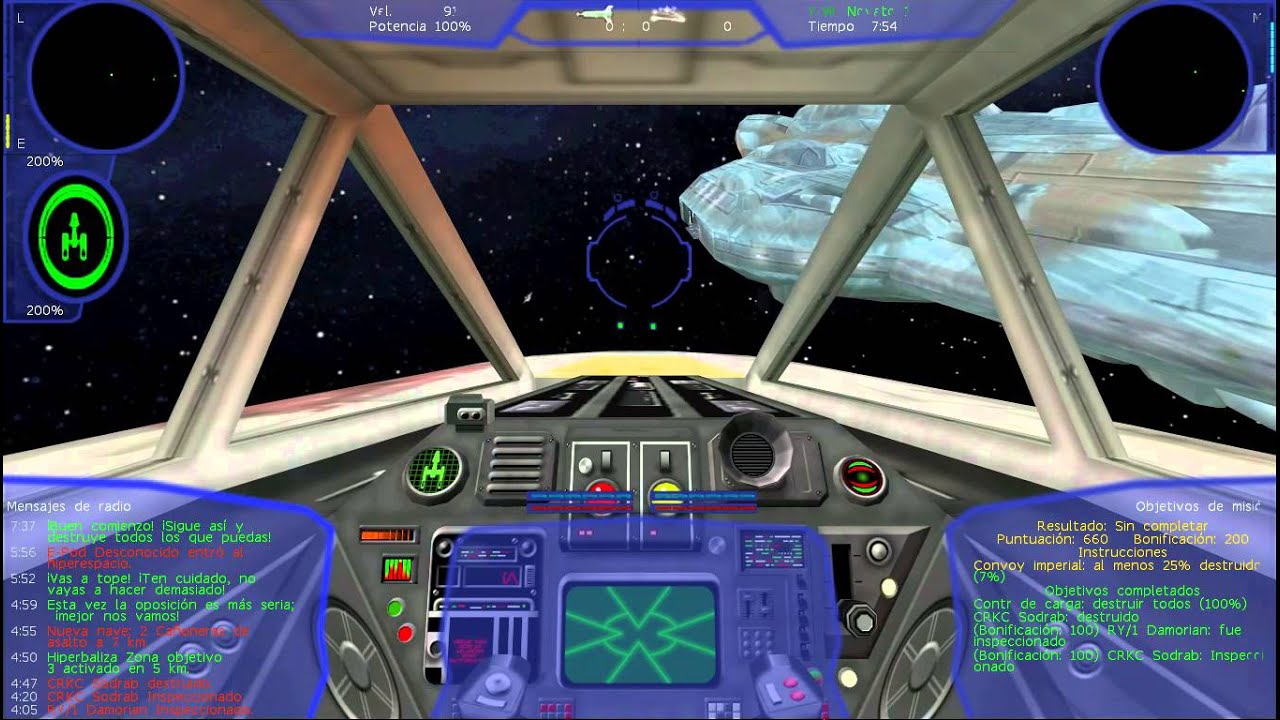X Wing Alliance + XWAUpgrade + Español + W10 - YouTube