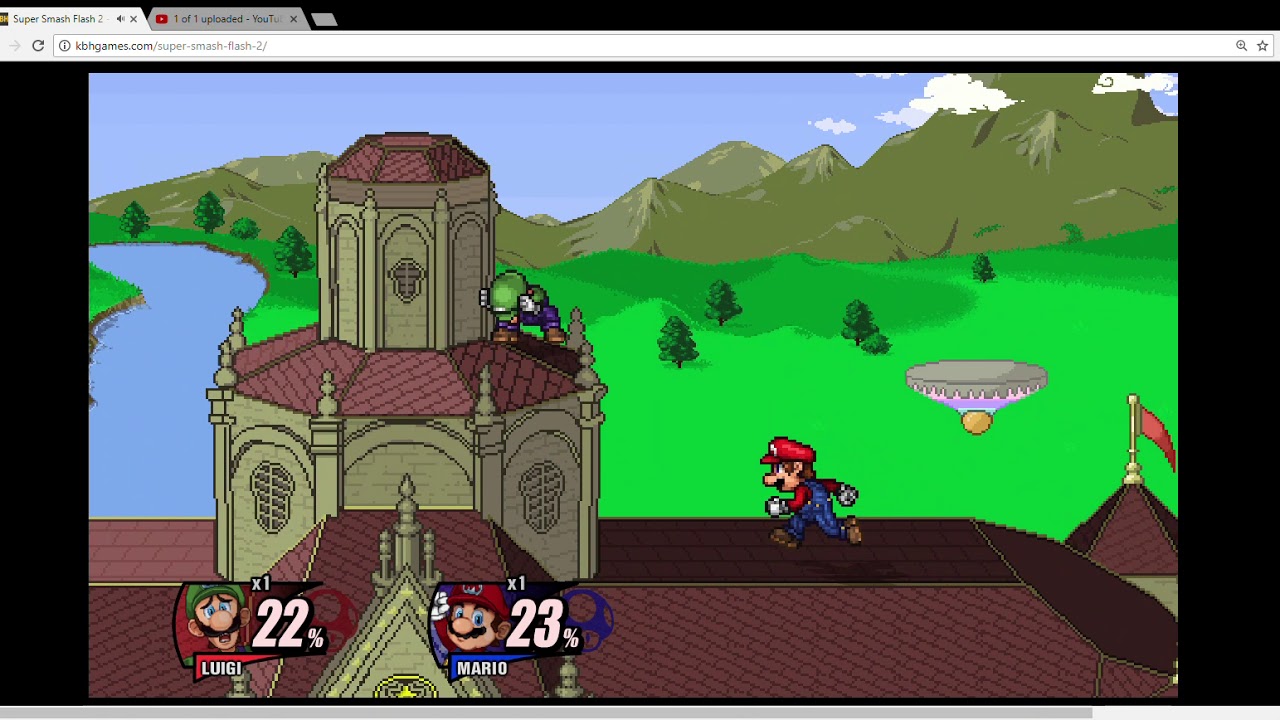 Luigi vs. Mario [Super Smash Flash 2 Beta] - YouTube