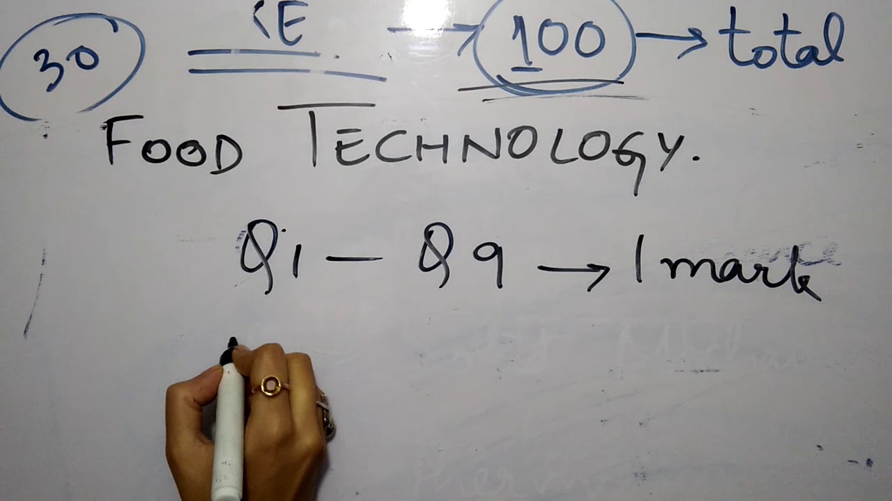 Gate food technology exam preparation - YouTube