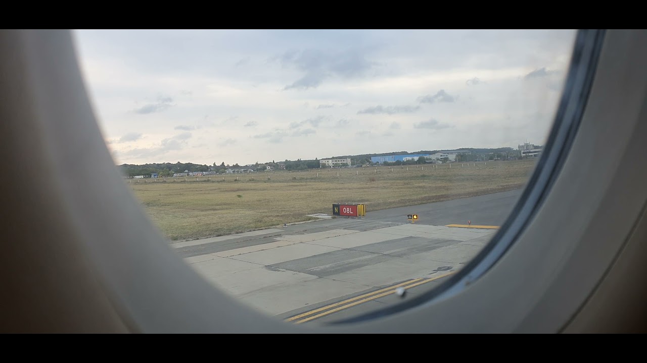 Decolare de pe Otopeni(OTP) cu Airbus A318 TAROM in Septembrie - YouTube