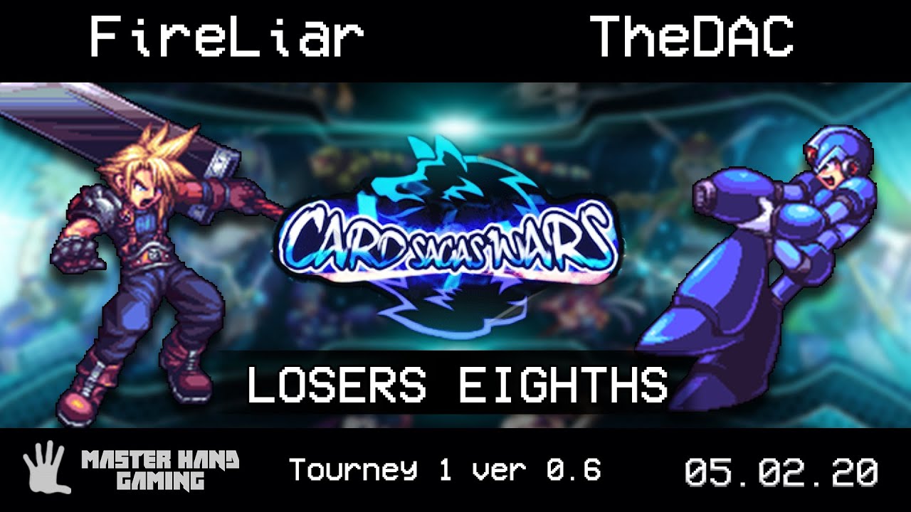 Card Saga Wars 1 - Fireliar (Cloud) Vs. TheDAC (X) - L Eighths - YouTube