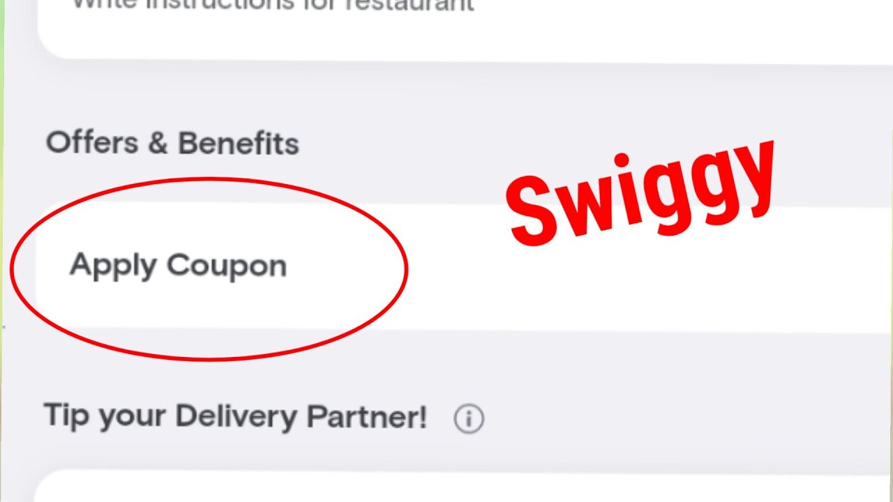 Swiggy me coupon code kaise lagaye | How to apply coupon in swiggy app ...