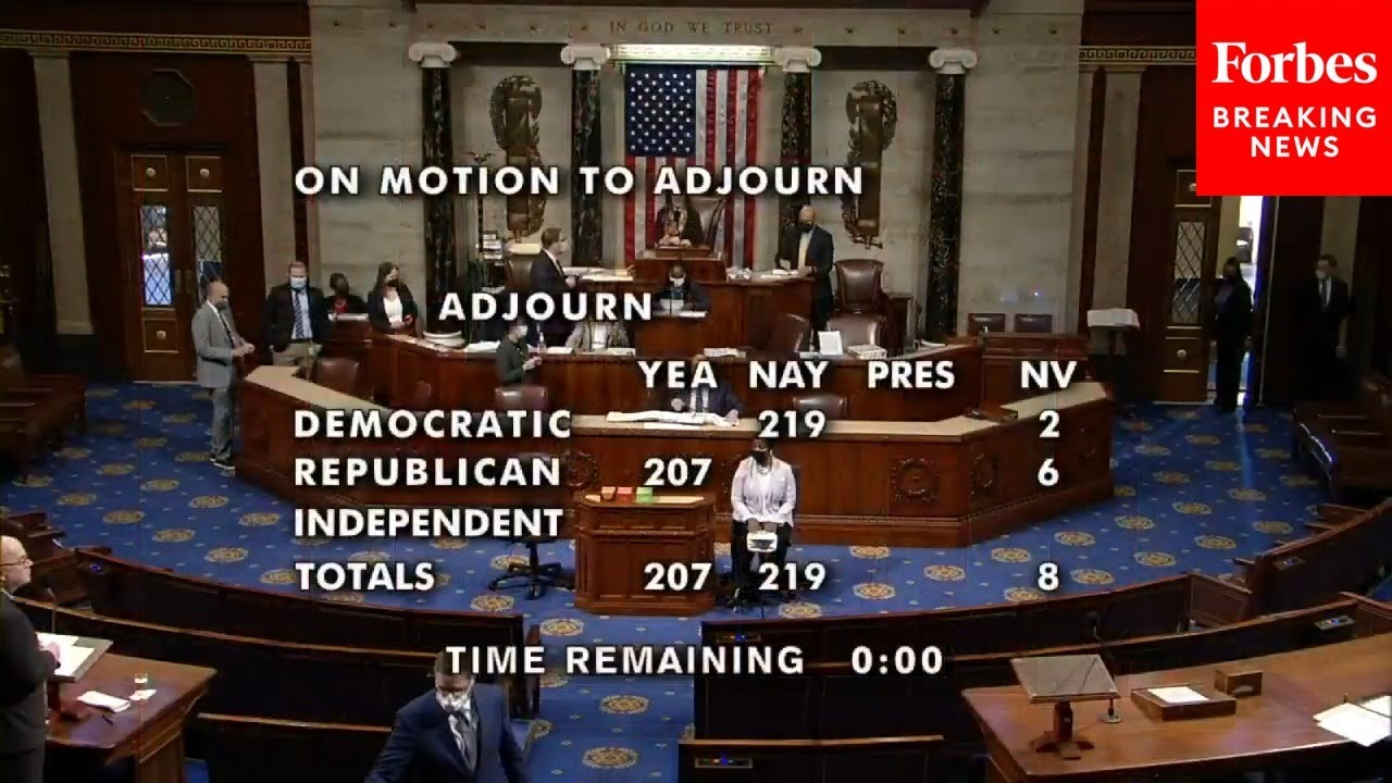 After 7 Hours, GOP Motion To Adjourn The House Of Representatives Fails ...