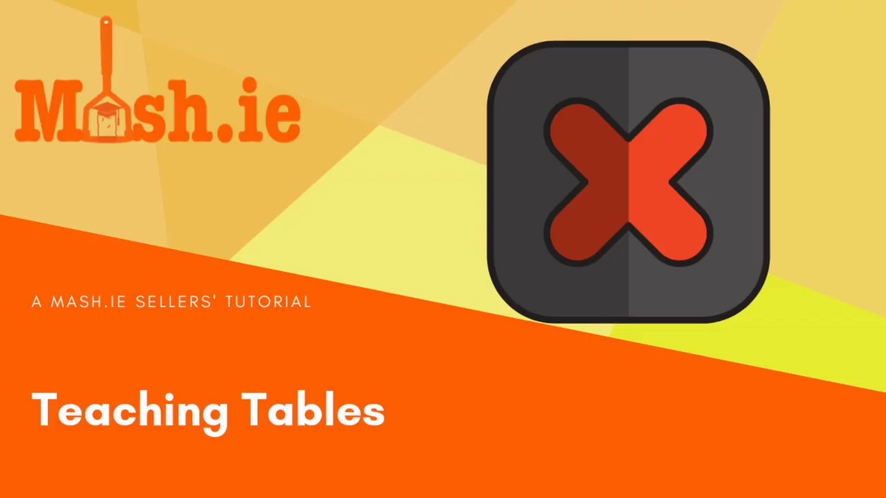 Learning tables (part 1) - YouTube