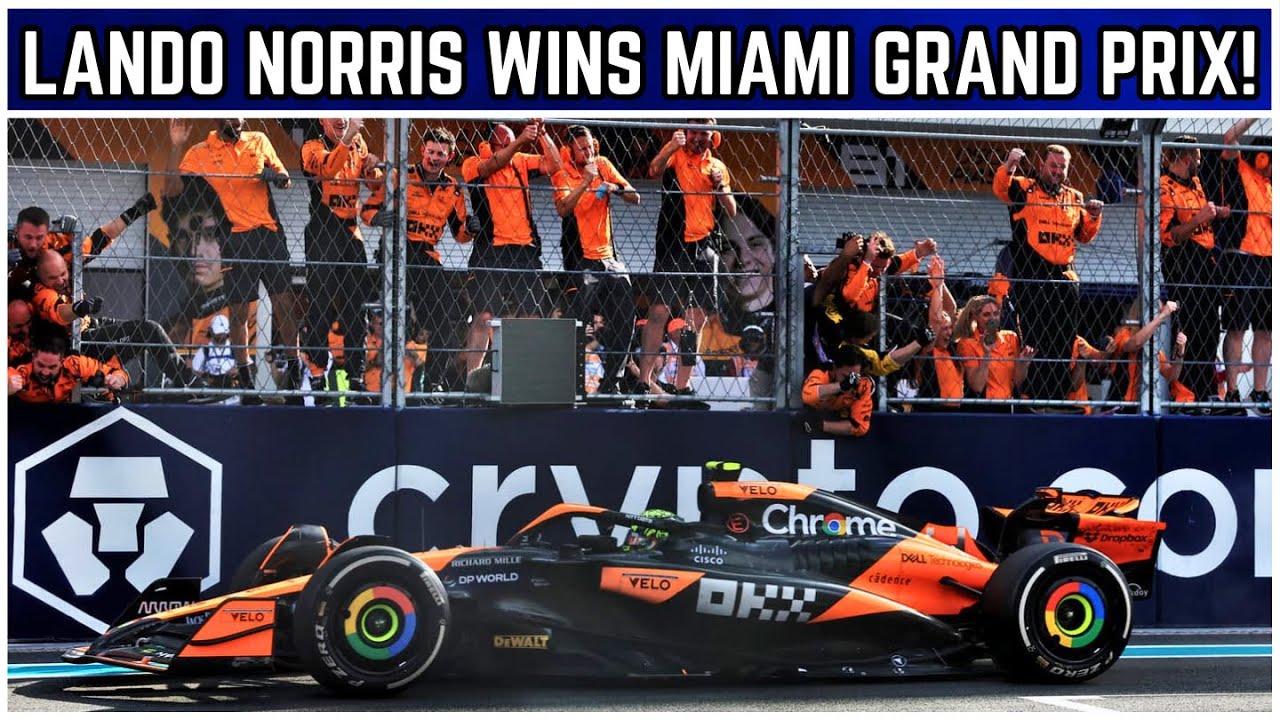 Lando Norris WINS Miami Grand Prix! - Updates UNLEASH MCL38 Pace | F1 ...