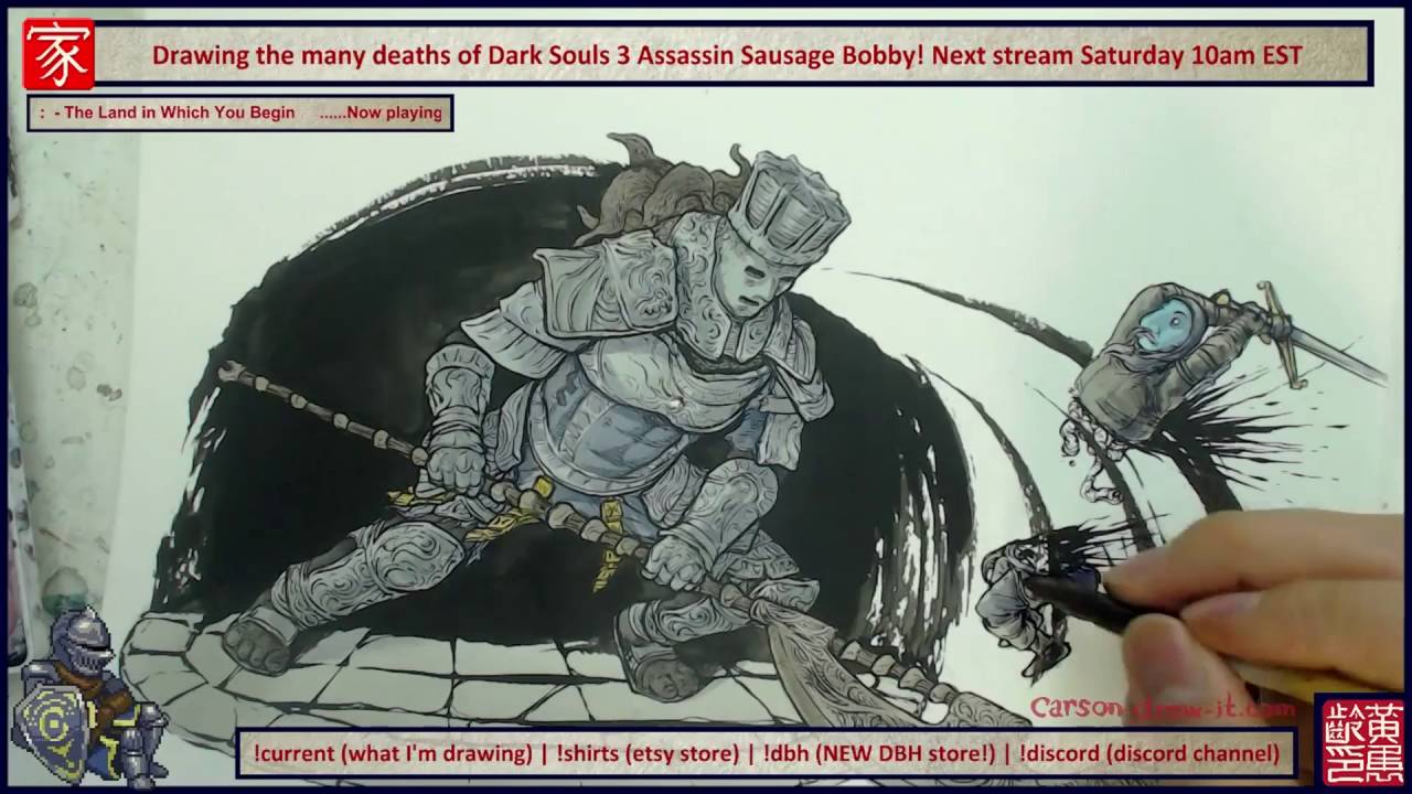 Drawing: Iudex Gundyr [Dark Souls 3] - YouTube