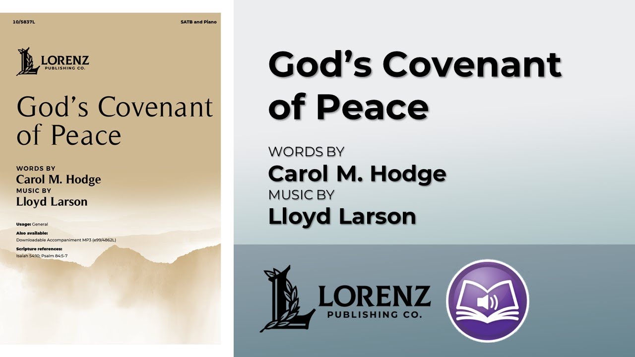 God's Covenant of Peace | Carol M. Hodge & Lloyd Larson - YouTube