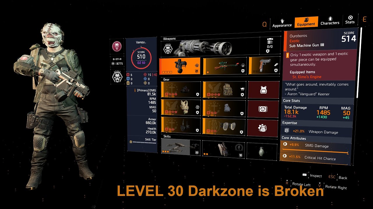 Division 2 Level 30 DZ Broken - YouTube