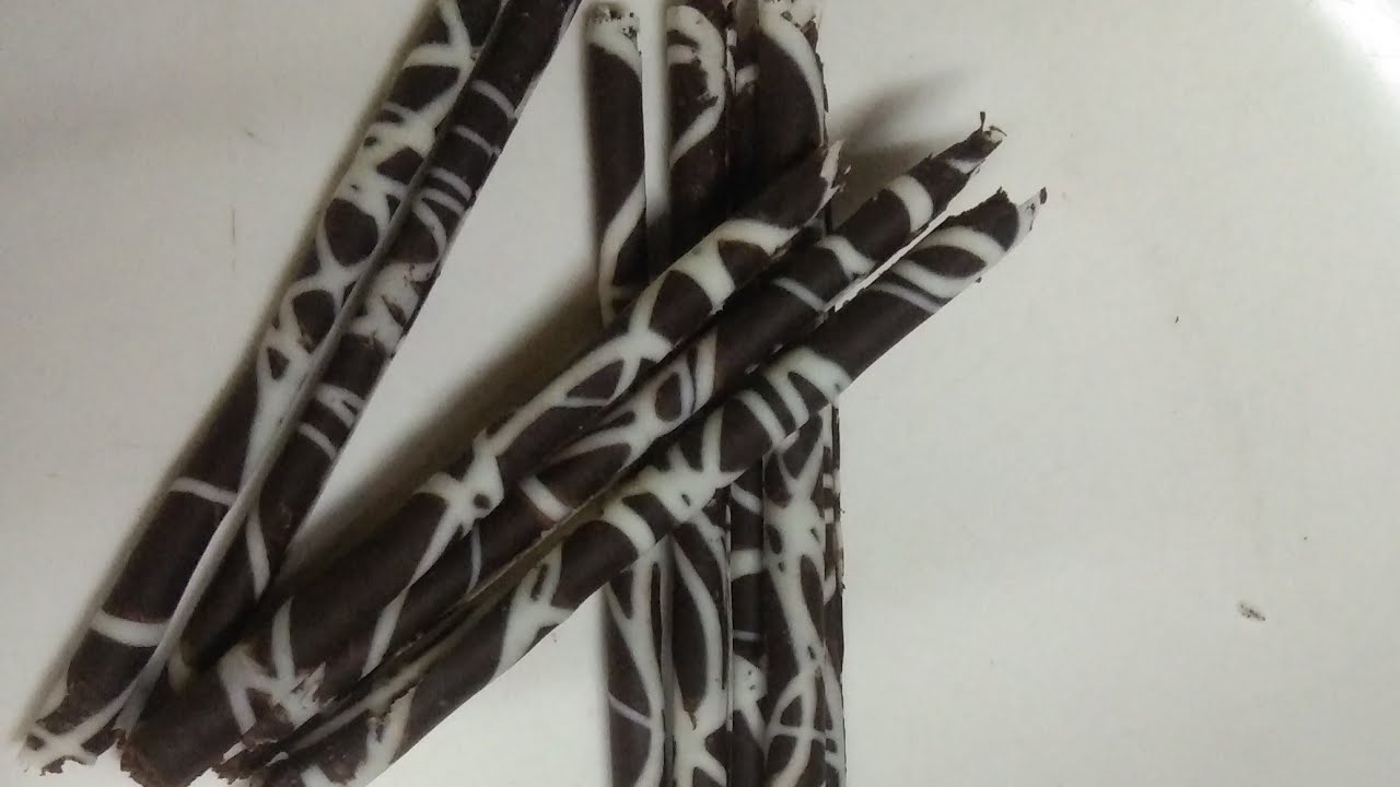How to make cigar new digen। basic chocolate cigar design easy ...