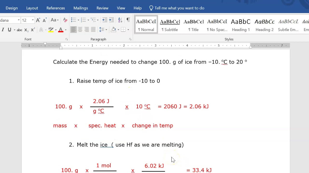 Solving Heat Capacity - YouTube