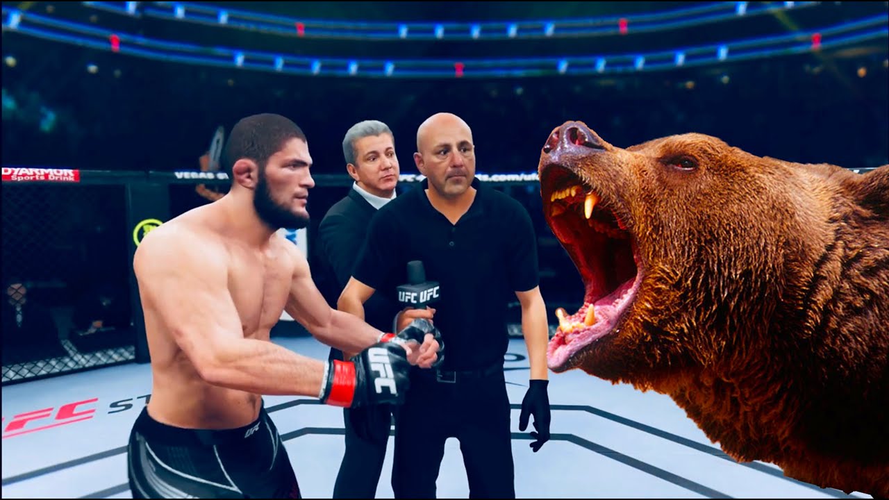 🦅 Khabib Nurmagomedov vs. Brown Bear (EA Sports UFC 4) - YouTube