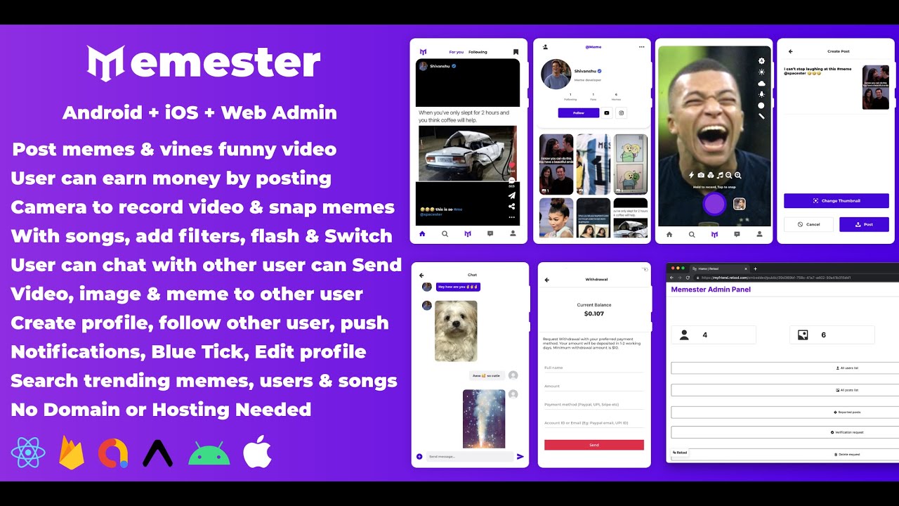 How to install Admin Panel Memester - Memes & Vines Funny Video Social ...
