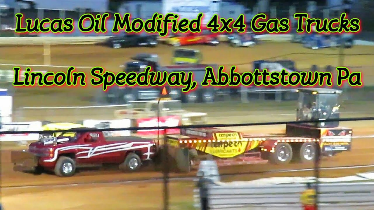 Lucas Oil Pro Modified 4x4 Gas Trucks, Lincoln Speedway - YouTube