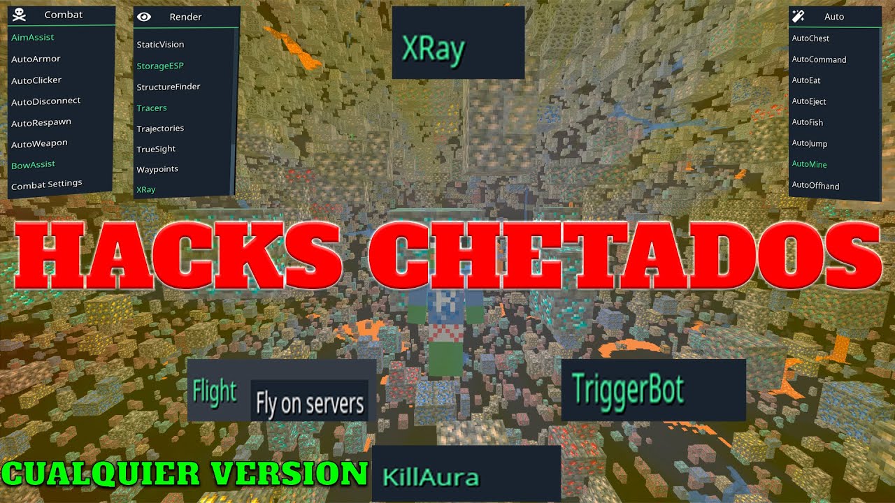 🥇USAR HACKS *MUY FÁCIL* EN MINECRAFT (Fly, xray,Invencible...) CUALQUIER LAUNCHER Y VERSIÓN🥇 ...