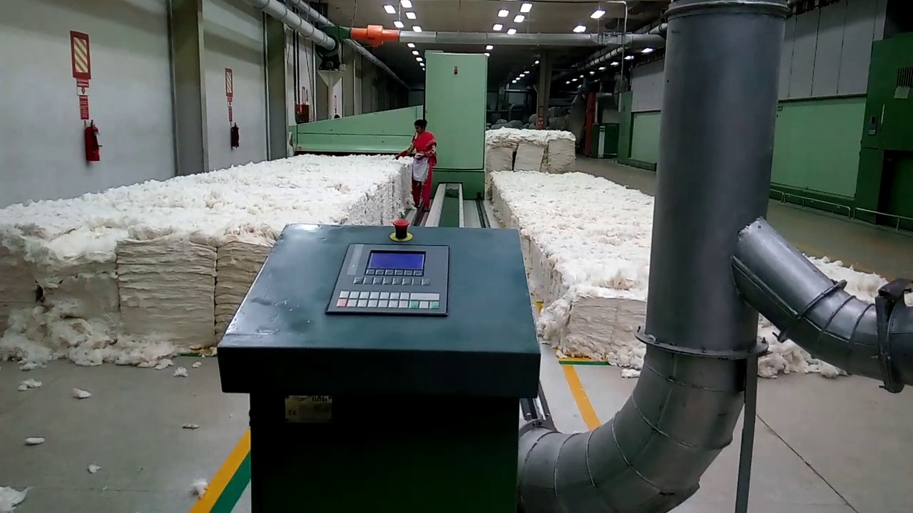 Modern Cotton Mills || Side Of Blow Room - YouTube