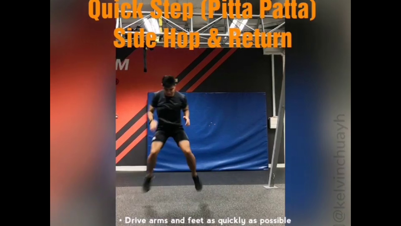 Conditioning - Quickness: Quick Step Side Hop & Return - YouTube