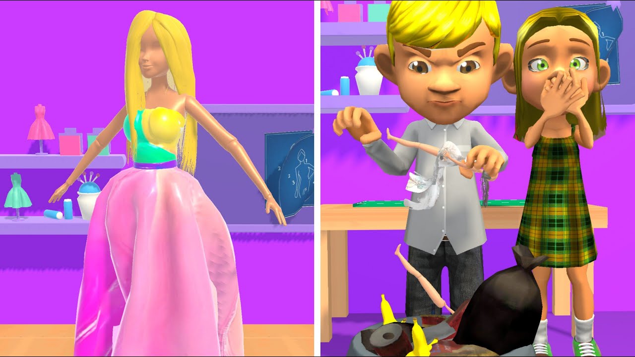 Doll Makeover 👱‍♂️👗👧 MAX Level Game All Levels Gameplay Android,ios #5 ...