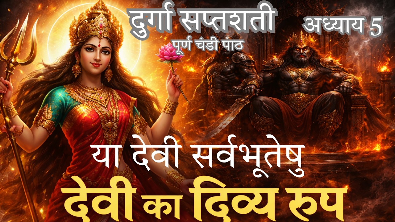 Shumbha Nishumbha | Chapter 5 Durga Saptashati | Chandi Paath - YouTube