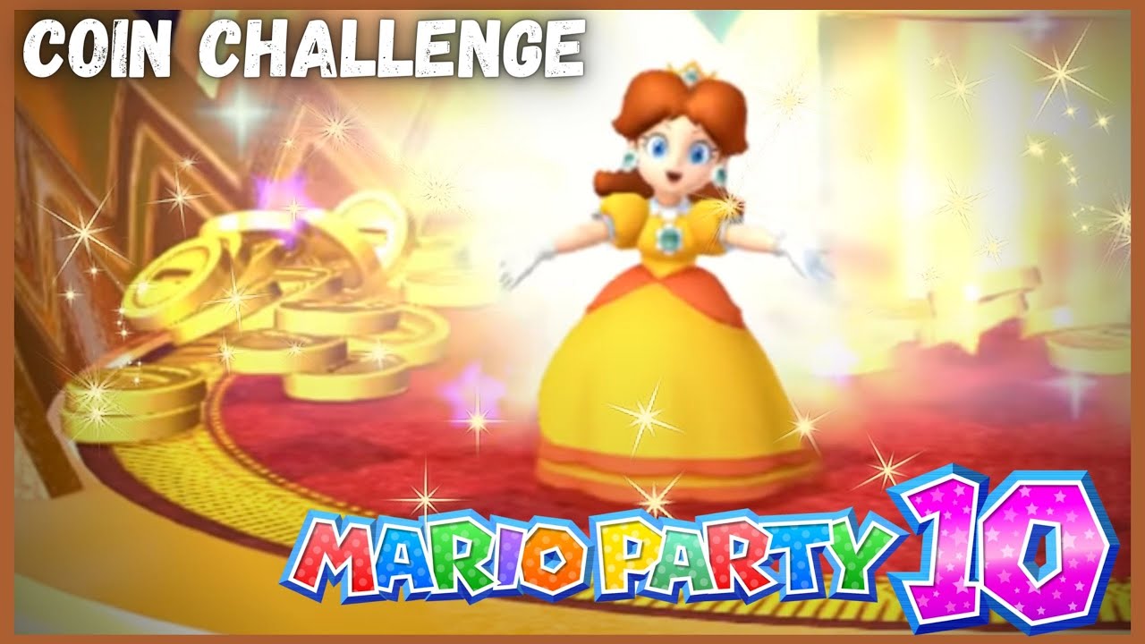 Mario Party 10 - Princess Daisy in Coin Challenge - YouTube