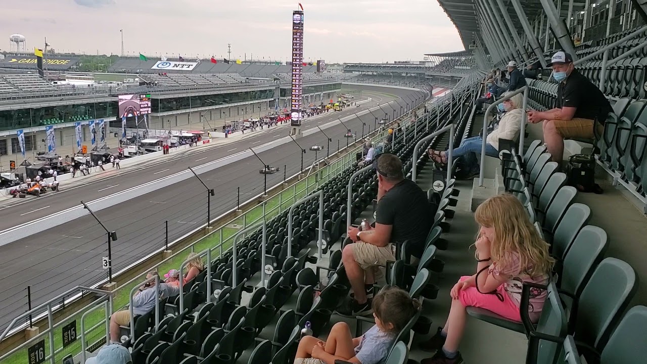 Indianapolis 500 - Tuesday Practice from Paddock Penthouse - YouTube