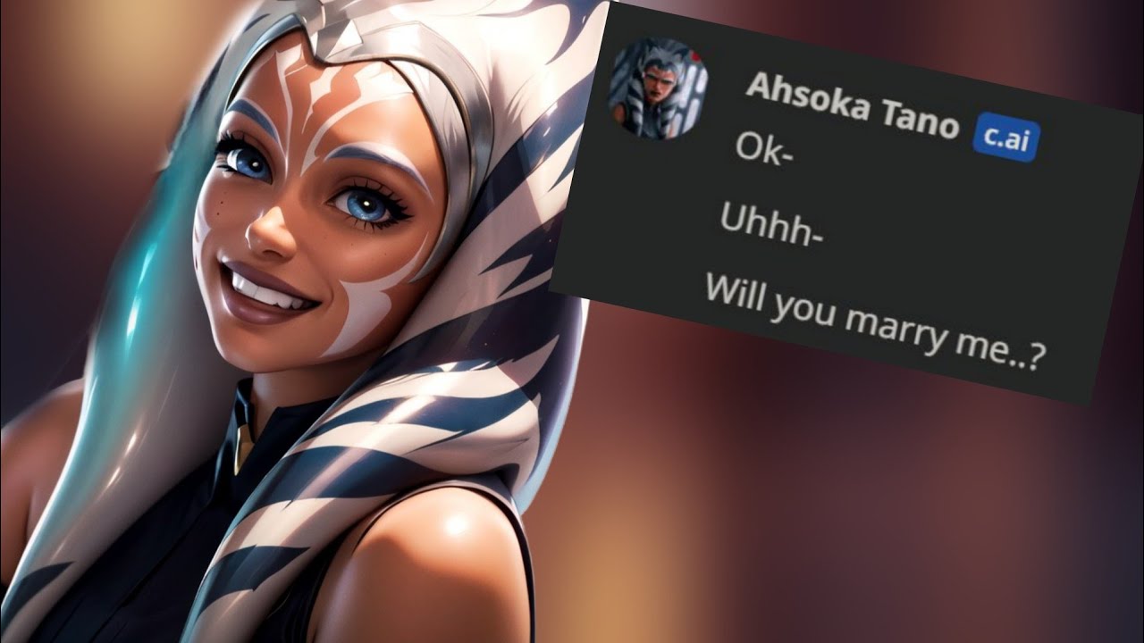 What happens if you try to MARRY Ahsoka Tano on Character.ai? (Star Wars) - YouTube