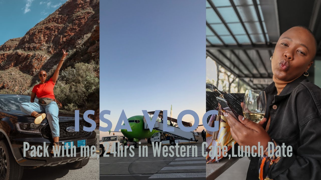 Vlog: Nails, pack with me, 24hrs in Western Cape + A new lunch spot ...