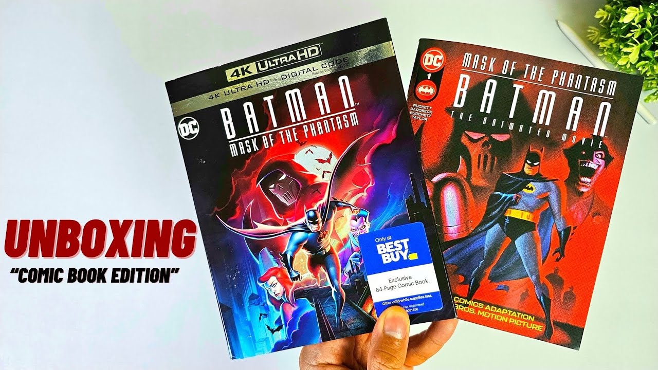 Batman Mask of Phantasm 4K Comic Book Best Buy Exclusive Unboxing | 4K ...