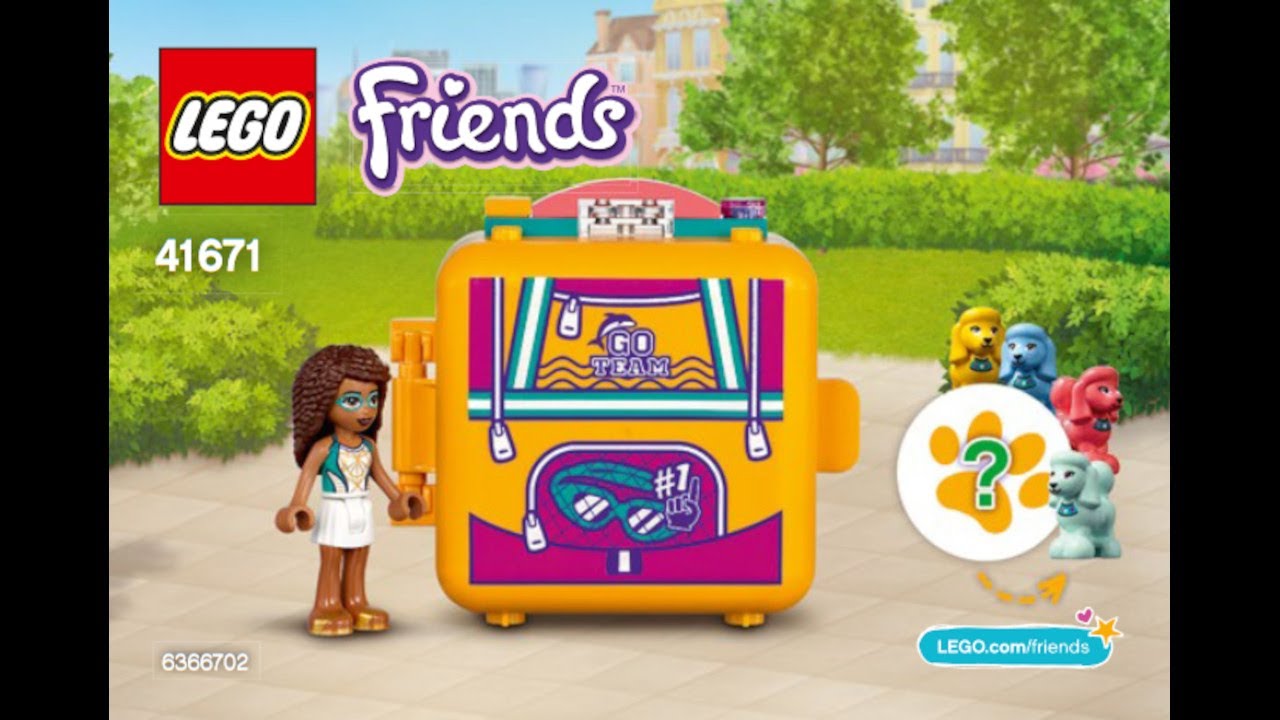 LEGO Instructions | Friends | 41671 | Andrea's Swimming Cube | Cube ...
