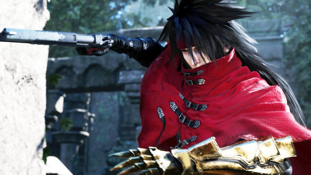 Vincent saves Cloud from the Shadowblood Queen - Final Fantasy 7 ...