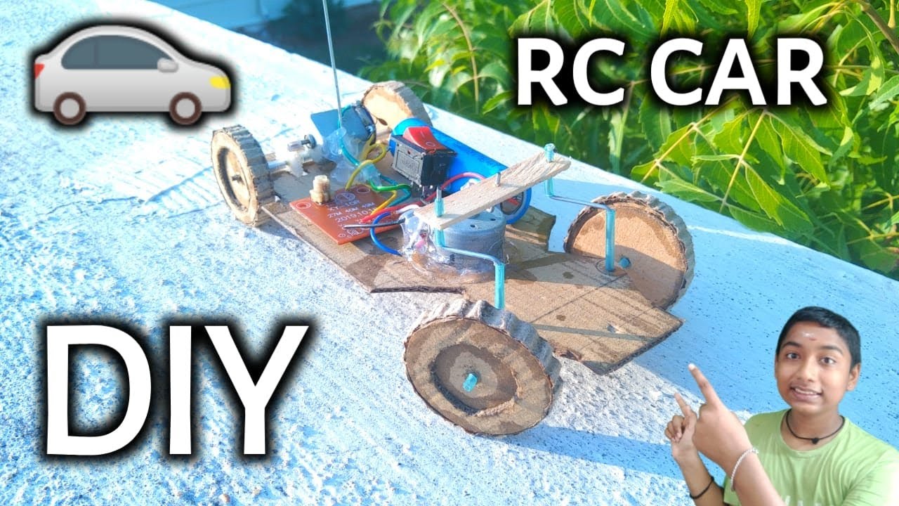 DIY - Simple RC Car Making @home(Part - I) - VISHNU HARIDASS - YouTube