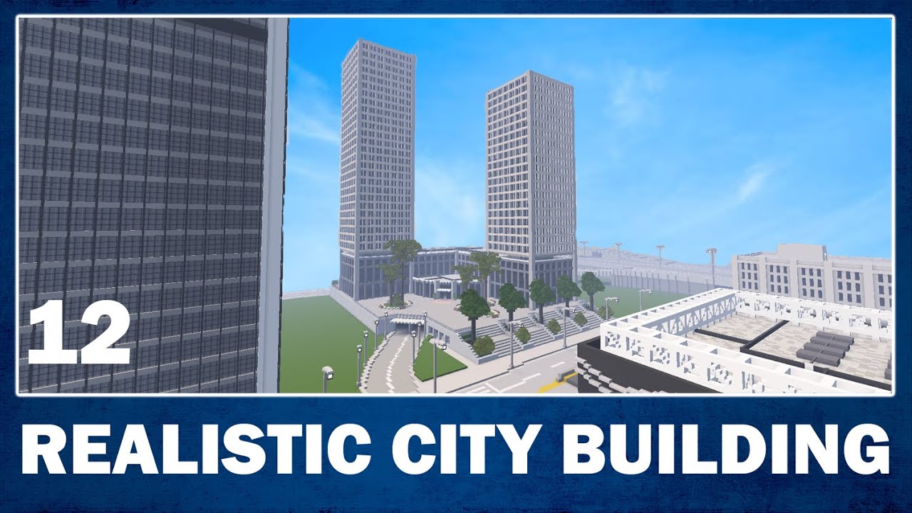 Building a Realistic City #12 | Downtown Expansion | MINECRAFT ...