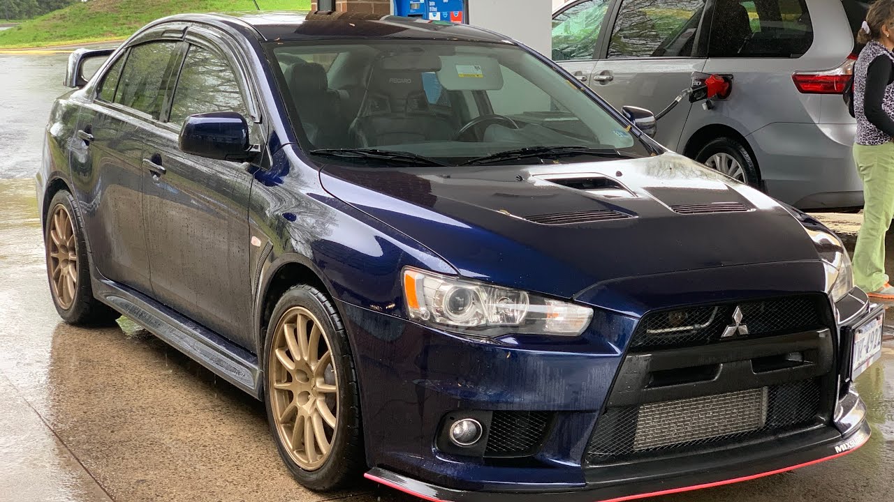 cosmic blue evo x night view POV - YouTube