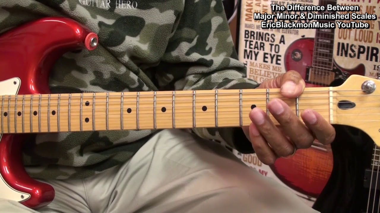 The Differences Between Major Minor & Diminished Scales On Guitar ...