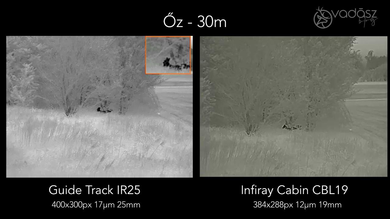 Infiray Cabin CBL19 vs. Guide Track IR25 - YouTube