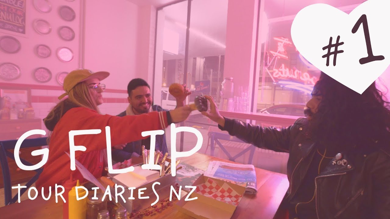 G Flip - Tour Diaries Episode 1 - New Zealand 🇳🇿 - YouTube