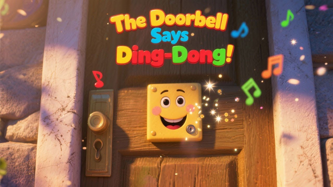 🚪🔔 The Doorbell Says Ding-Dong 🔔🚪 | Children’s Song of Sounds, Rhythm ...