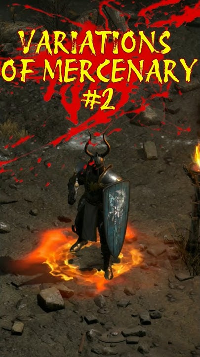 VARIATIONS OF MERCENARY 2.0😎ACT 3 - IRONWOLVES / FIRE SETUP💪#diablo2r #diablo2 #d2r #d2 #diablo ...