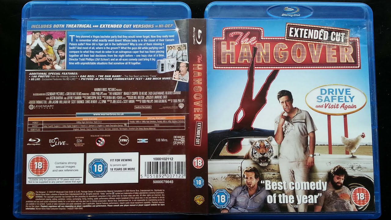 The Hangover (Extended Cut) Blu-Ray Product Review - YouTube