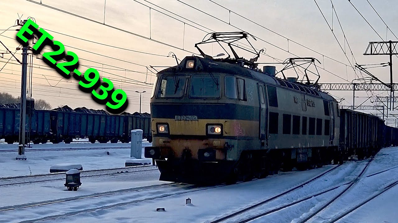 ET22-939 #PKP #Pociągi #Kolej - YouTube