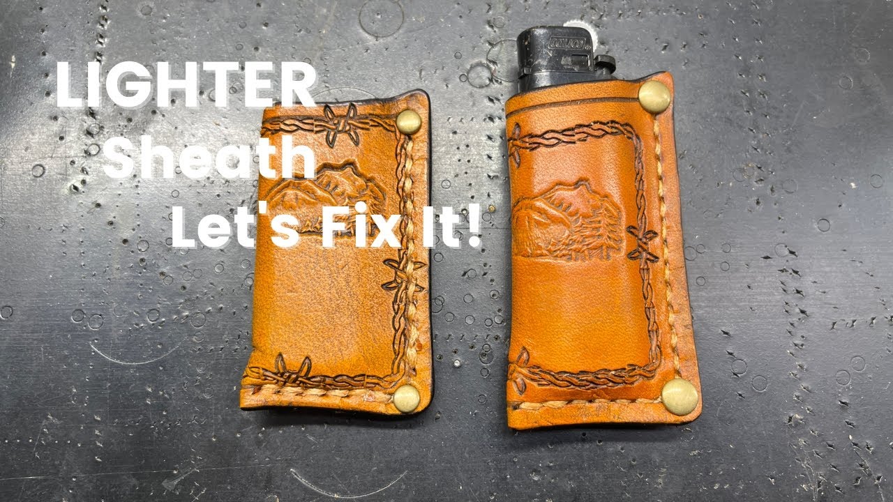 Leather Lighter Case - Let's Do It Better! - YouTube