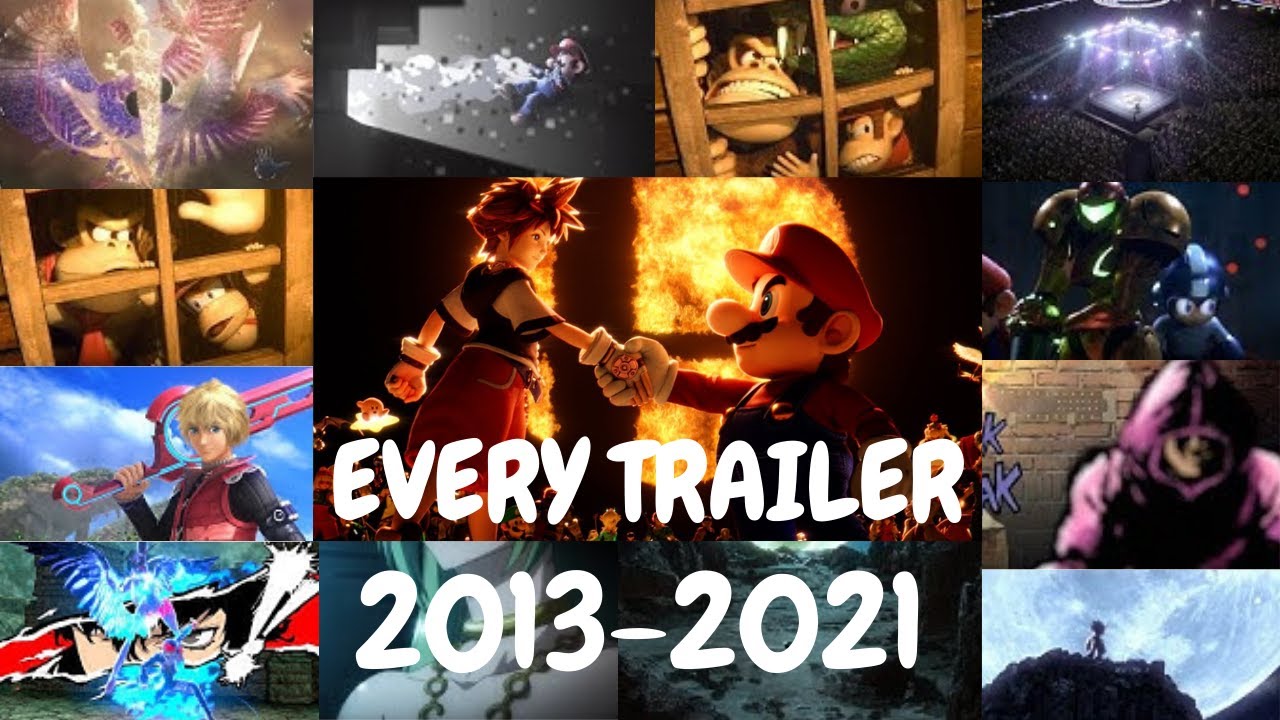 All Super Smash Bros 4 and Ultimate Character reveal trailer cinematic ...