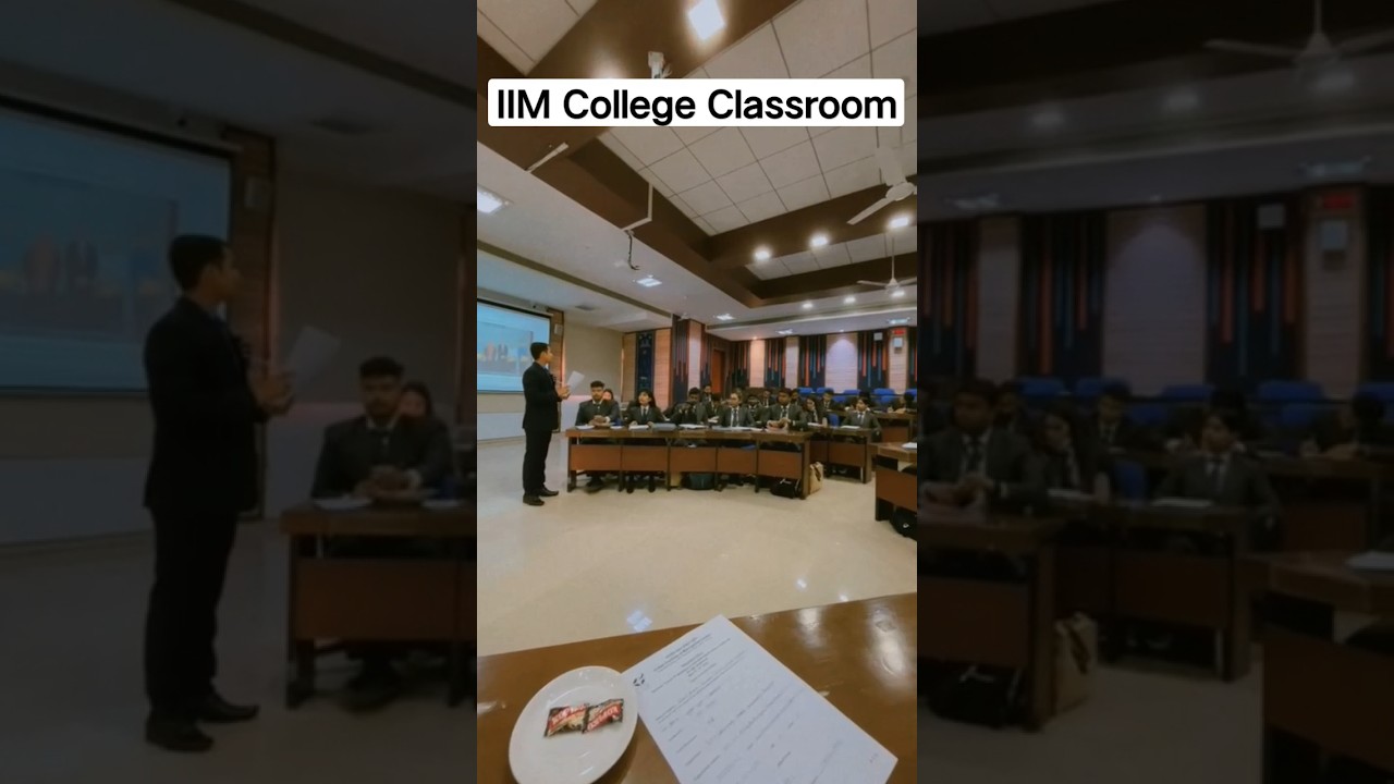IIM College Classroom #iim #iimindore #shorts - YouTube
