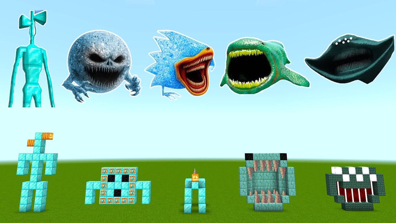 How To SPAWN DIAMOND SIREN HEAD, THE MOON WOKE UP, SHIN SONIC, BLOOP ...