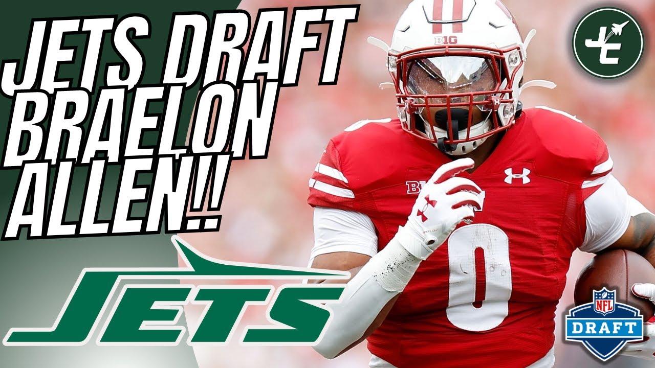BREAKING: NEW YORK JETS DRAFT BRAELON ALLEN LIVE REACTION | 2024 NFL ...