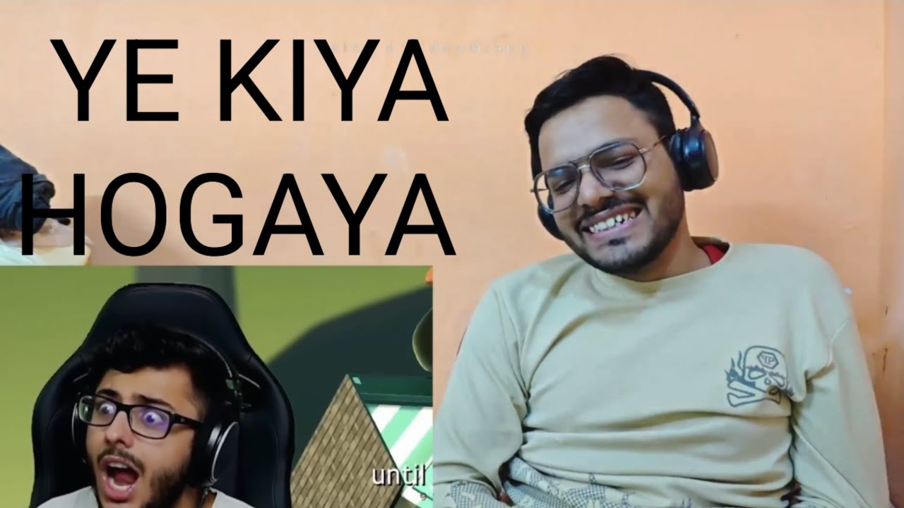Getting over it 😱 reaction carrying video #gettingoverit #carryminati # ...